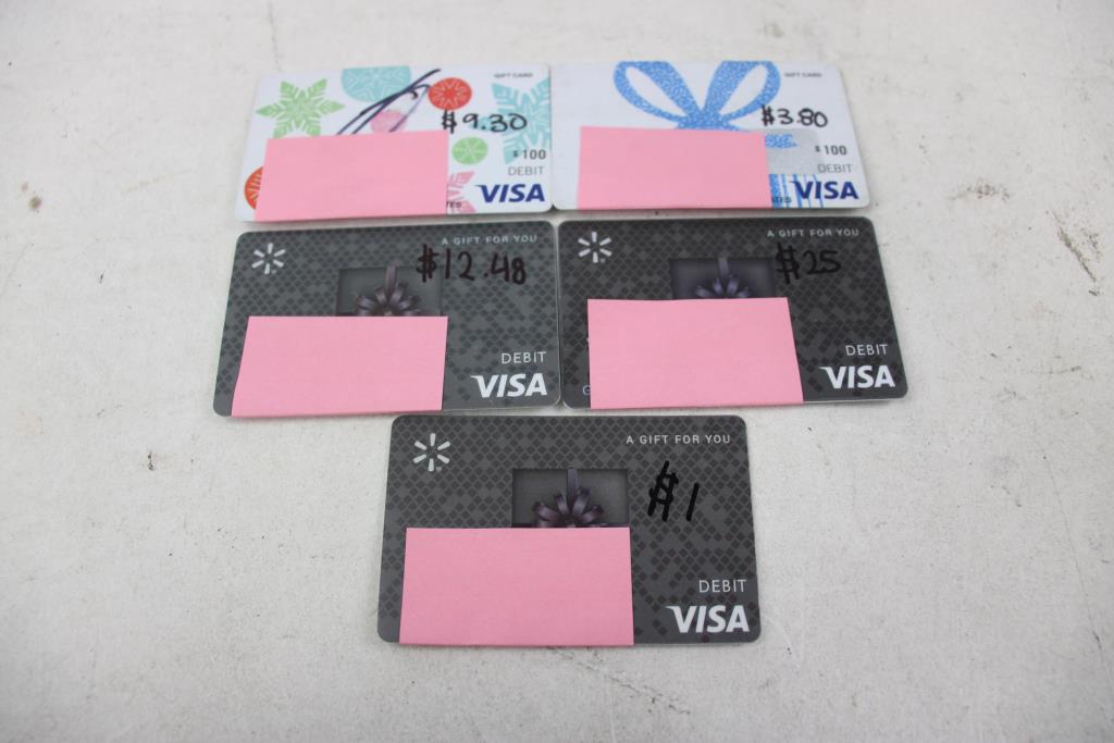 Mcdonalds, Subways, Vanilla Mastercard,Gift Card, 16 Pieces | Property Room