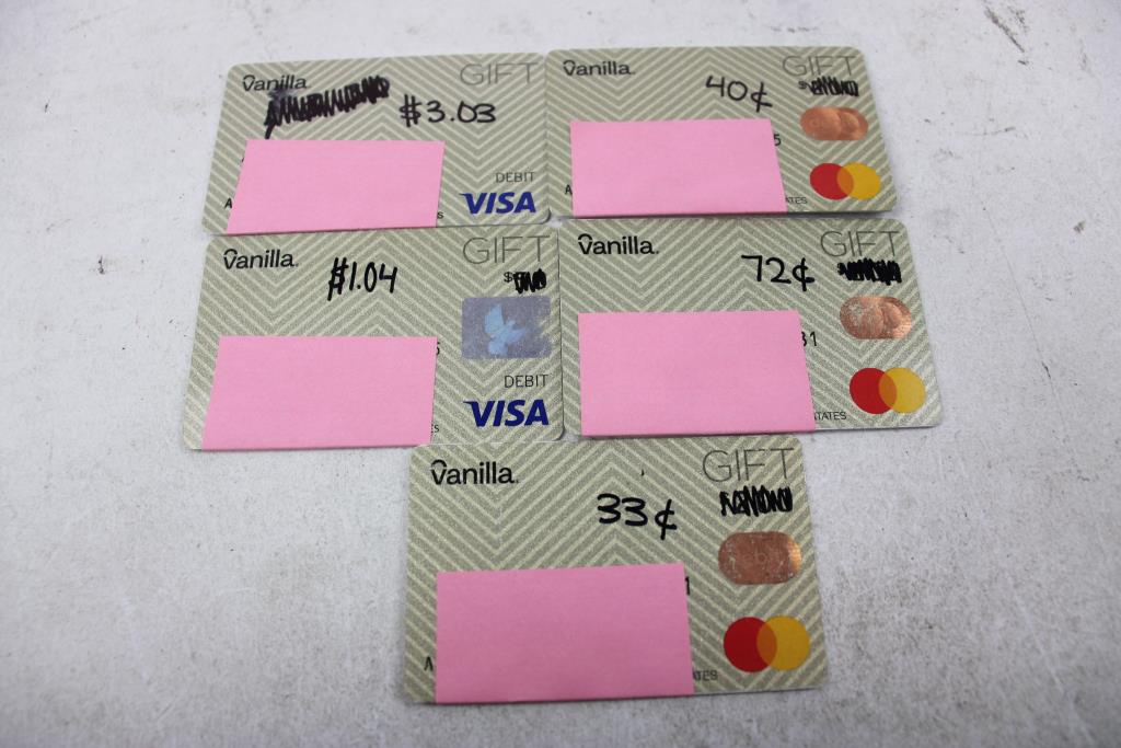 Mcdonalds, Subways, Vanilla Mastercard,Gift Card, 16 Pieces | Property Room