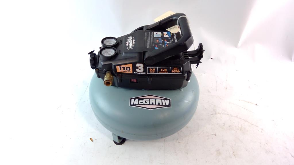 McGraw 3 Gallon Air Compressor | Property Room