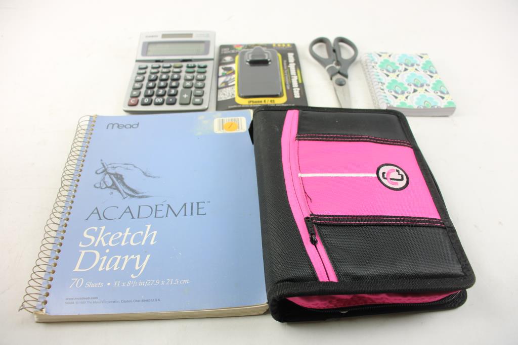 Mead Notebook, Cricut Colored Pens, Casio Calculator, And More, 13 ...