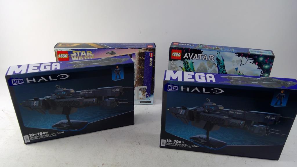 Mega And Lego Block Toy Bulk Lot, 4 Pieces | Property Room