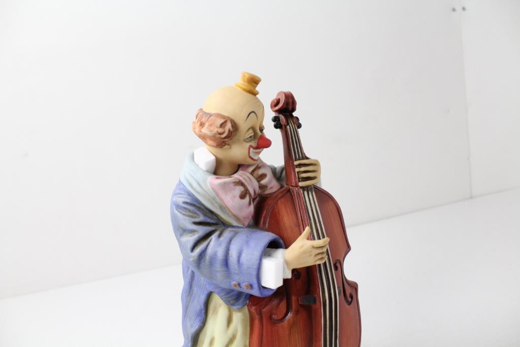 Melody In Motion 07087 Spotlight Clowns Upright Bass Figurine ...