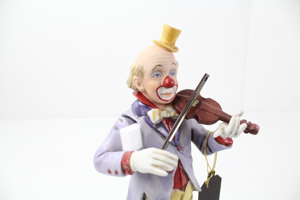 Melody In Motion 7055 Violin Clown Musical Figurine | Property Room