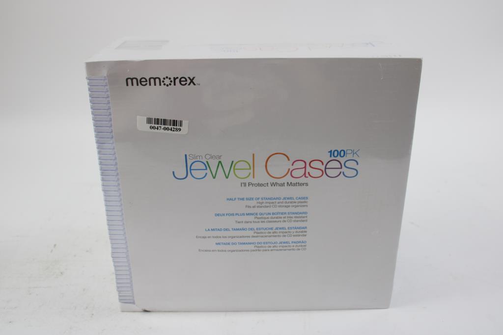 Memorex Slim Clear Jewel Cases 100PK | Property Room