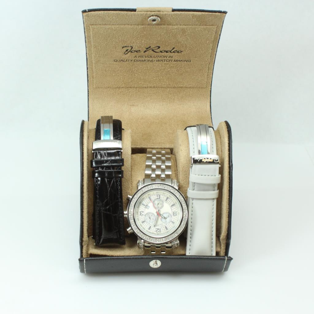 Mens Joe Rodeo Watch With 3 Interchangable Bands | Property Room