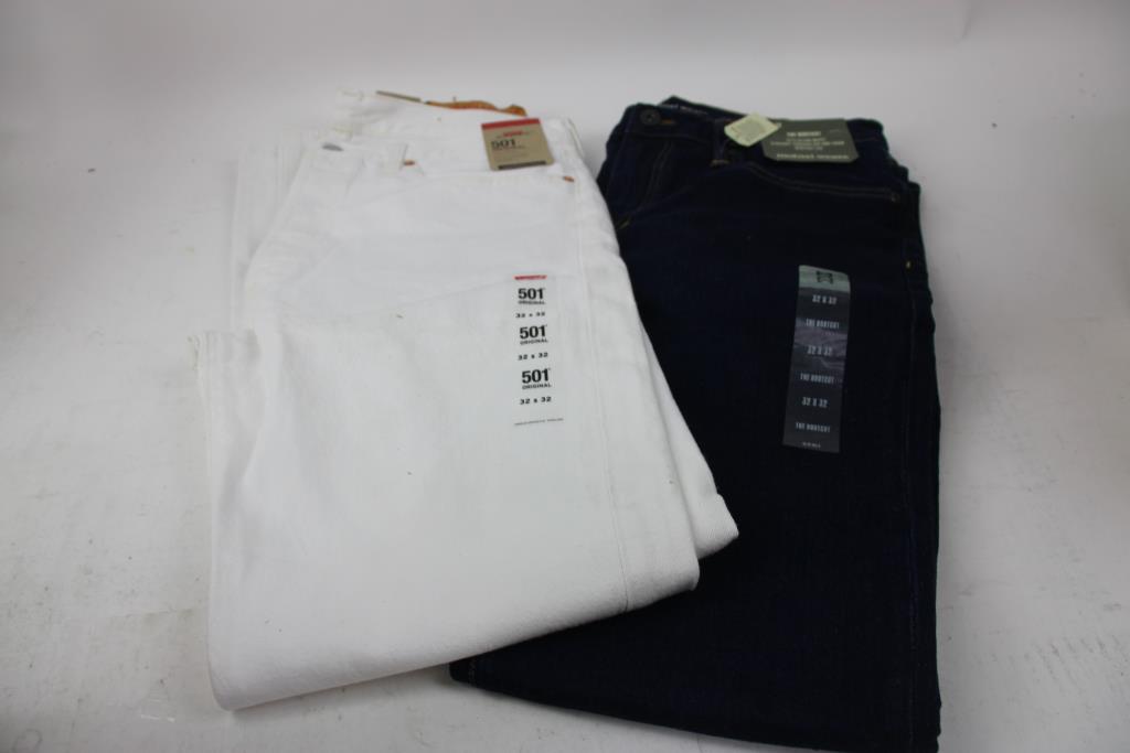 Men's Old Navy, Mutual Weave, And Levi's Jeans 32Wx34L, 32Wx32L, 3 ...