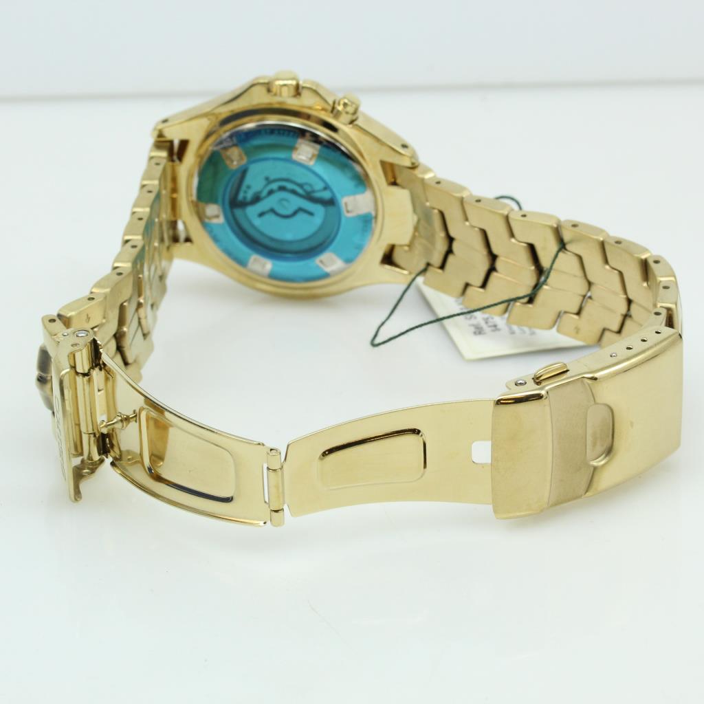 Mens Seiko Kinetic Gold Colored Watch | Property Room