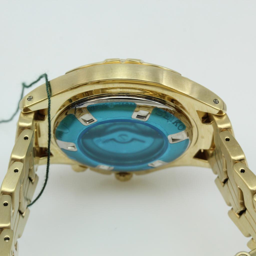 Mens Seiko Kinetic Gold Colored Watch | Property Room
