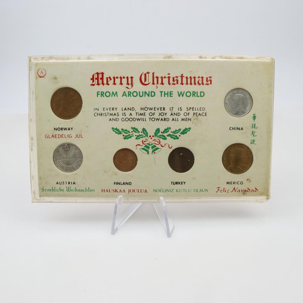 Merry Christmas From Around The World Set; 6 Pieces | Property Room