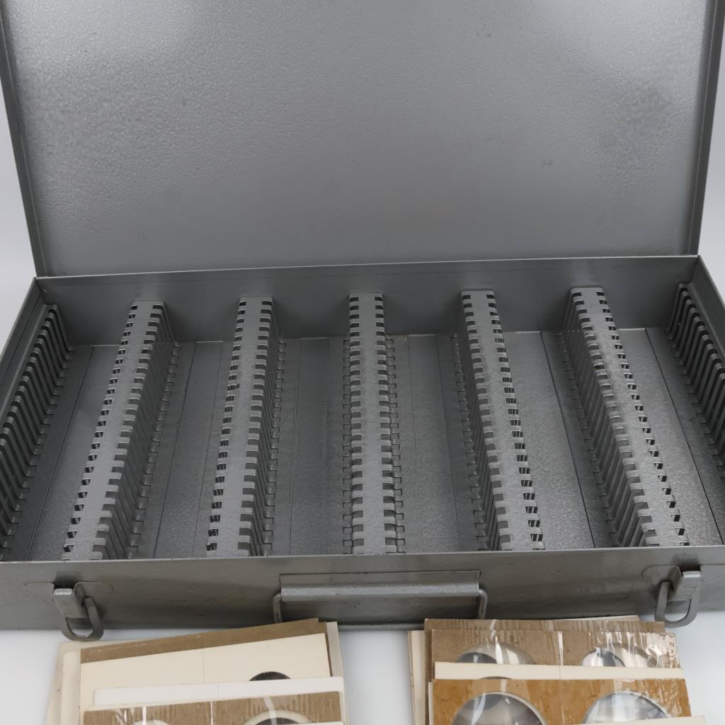 Metal Coin Case With Paper Holders | Property Room