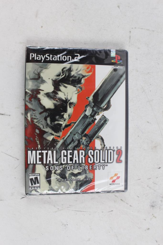 Metal Gear Solid 2: Sons Of Liberty, Sealed In Box (Playstation2 ...