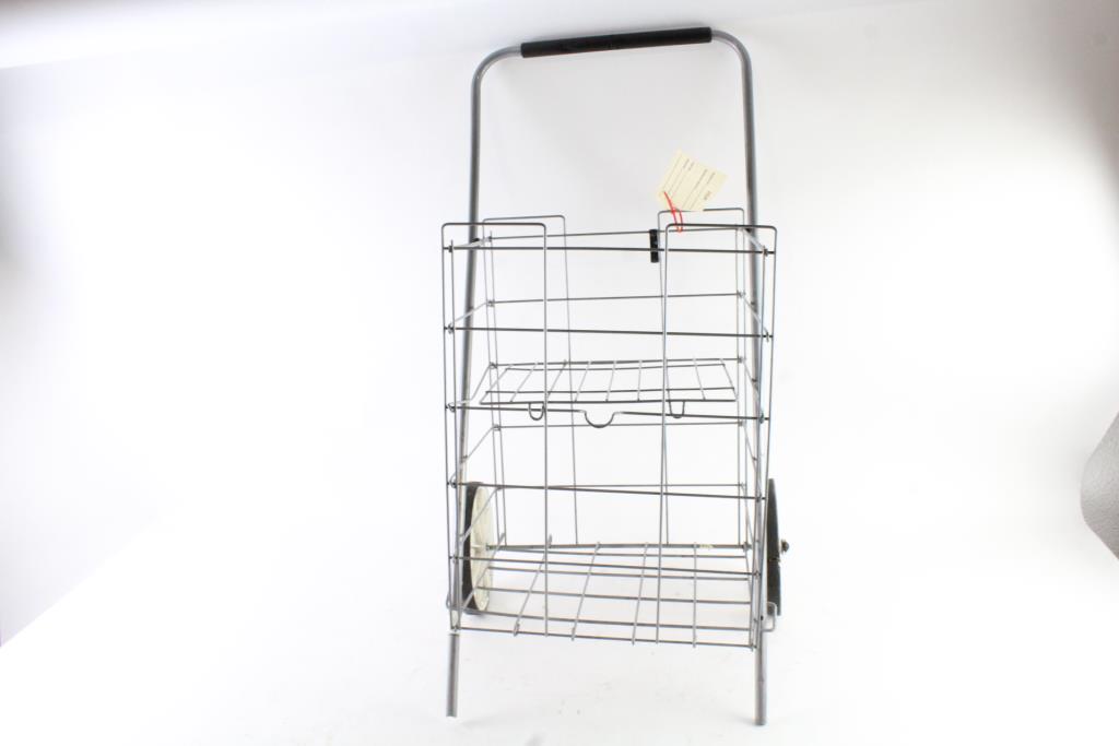 Metal Rolling Push Cart | Property Room