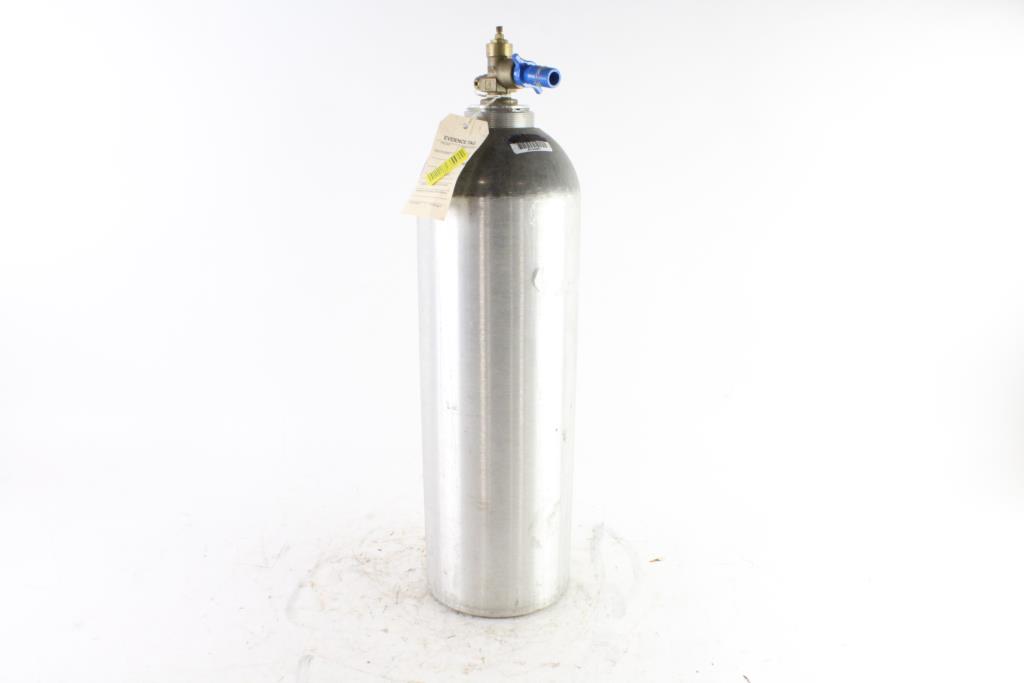 Metallic Compressed Gas Tank | Property Room