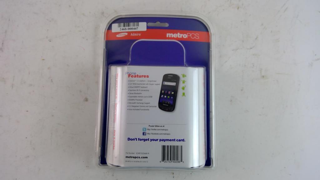 MetroPCS Samsung Admire Kit | Property Room