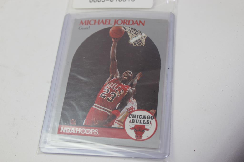 Michael Jordan 1990 Official NBA Card | Property Room