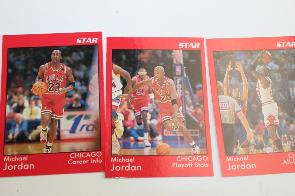 Michael Jordan Trading Cards 7 Items Total | Property Room