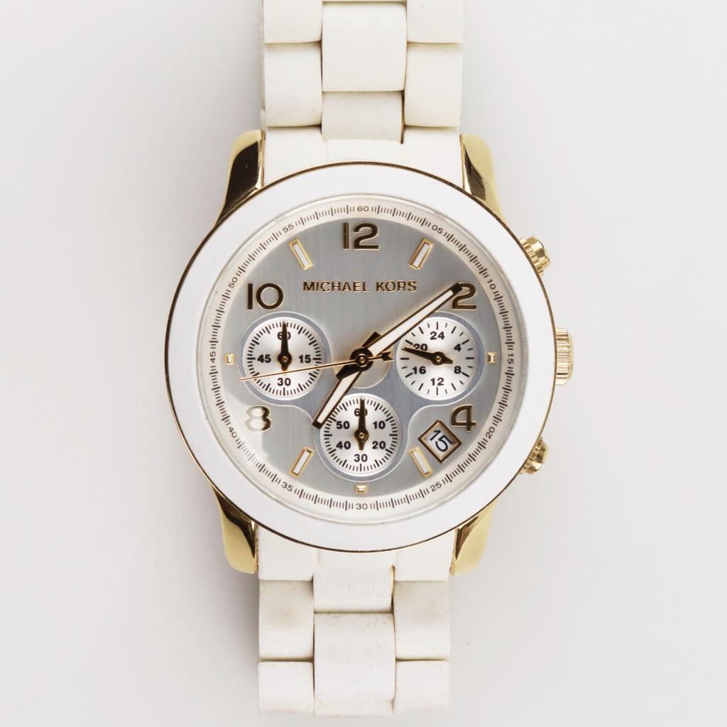 Michael Kors Chronograph White Dial Watch | Property Room