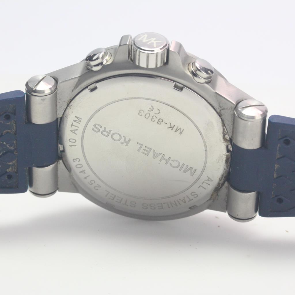 Michael Kors 'Dylan' Blue Rubber Watch | Property Room