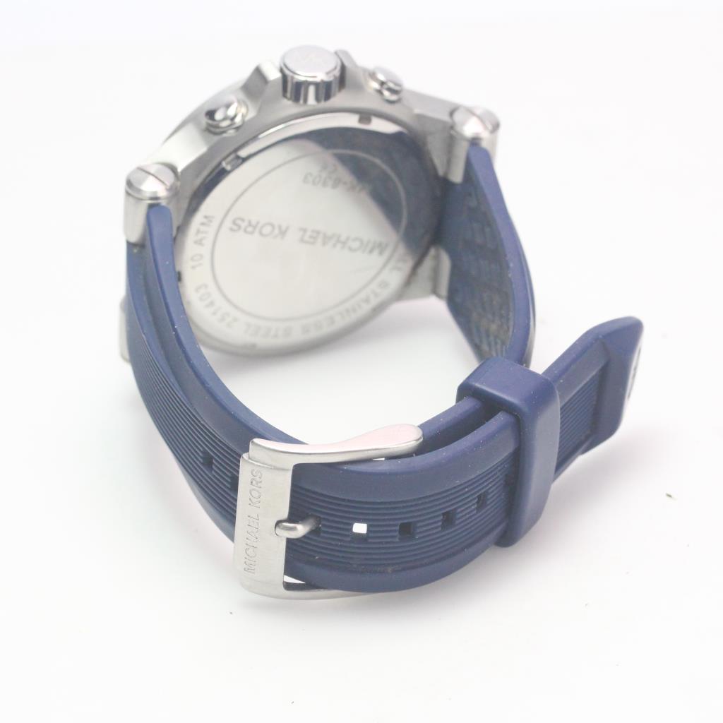 Michael Kors 'Dylan' Blue Rubber Watch | Property Room