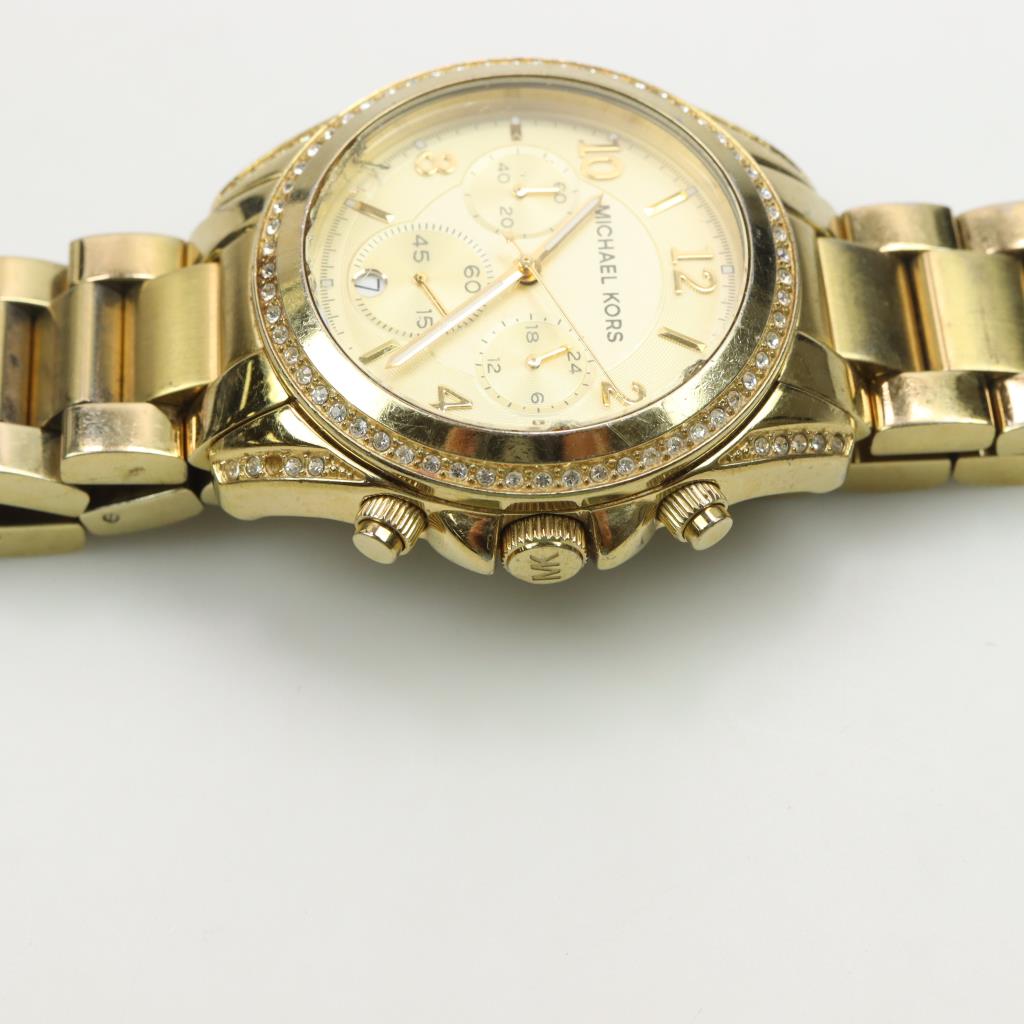 Michael Kors Glitz Golden Runway Watch | Property Room
