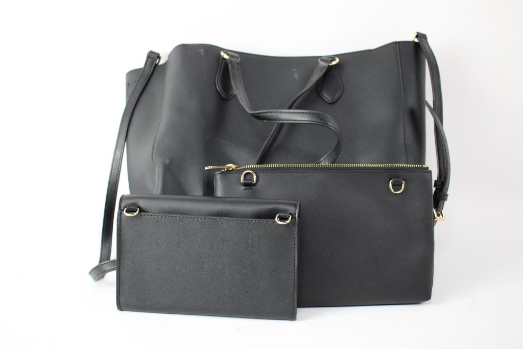 Michael Kors Leather Handbag Purse With Matching Handbags | Property Room