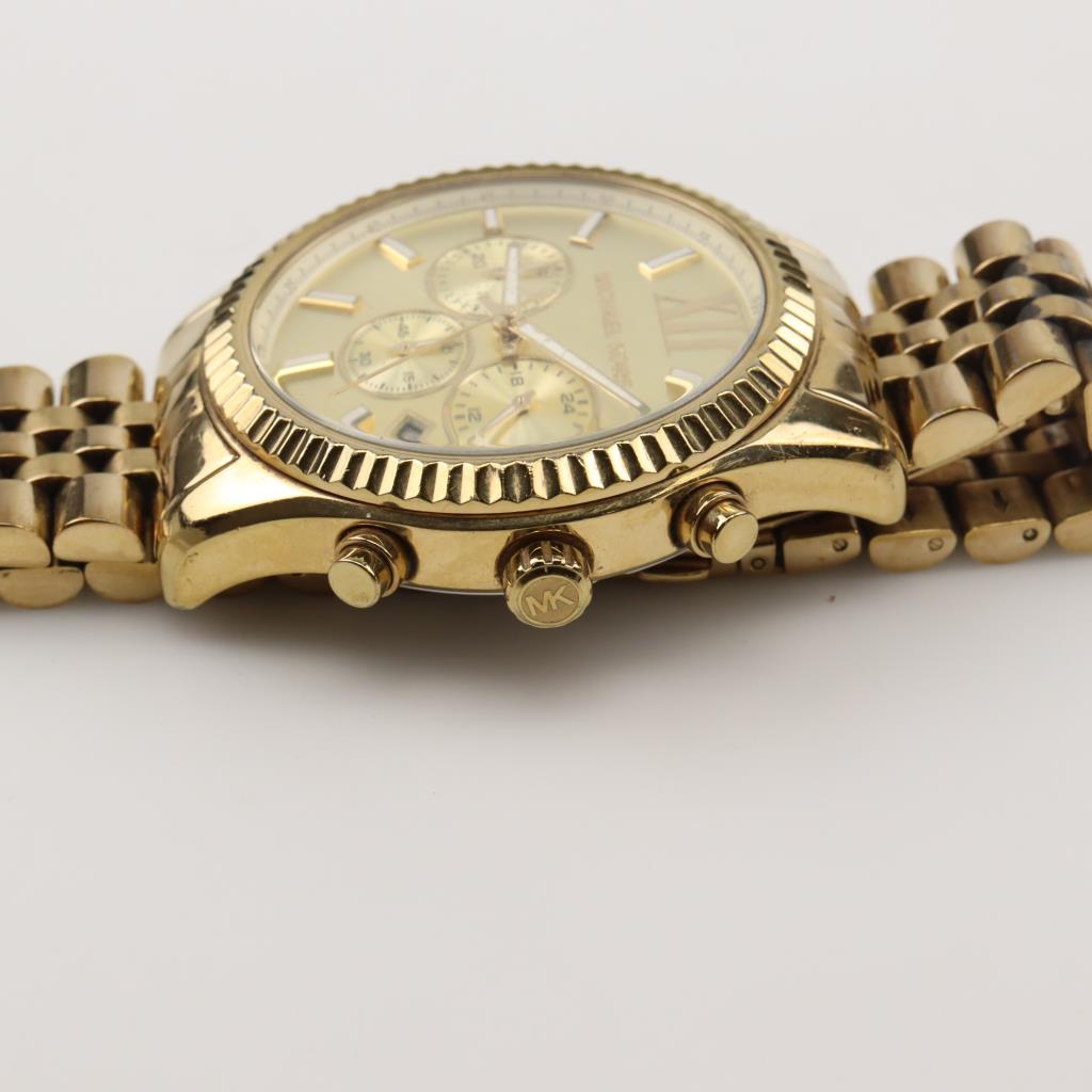 Michael Kors Lexington Chronograph Champagne Dial Watch | Property Room