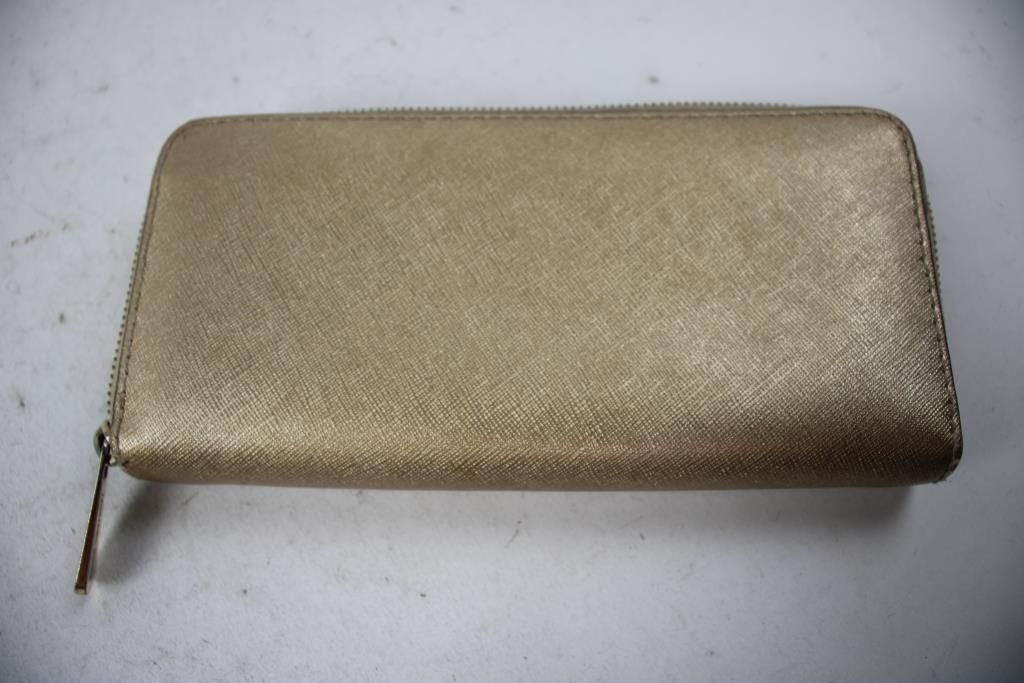 Michael Kors Long Wallet, Gold | Property Room