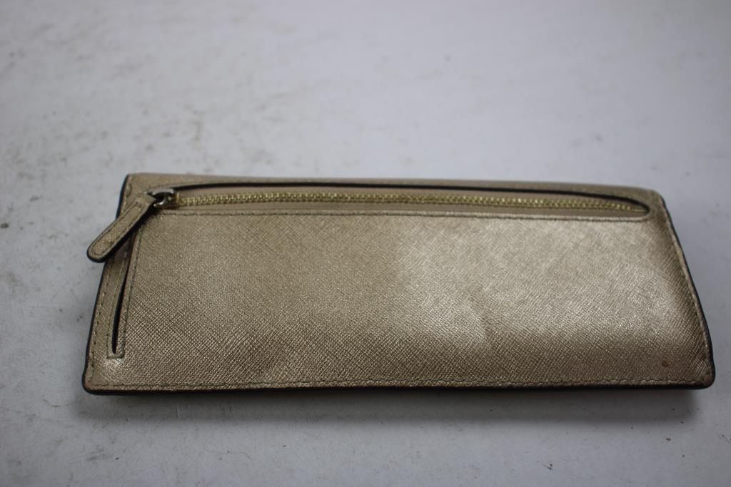 Michael Kors Long Wallet, Gold | Property Room