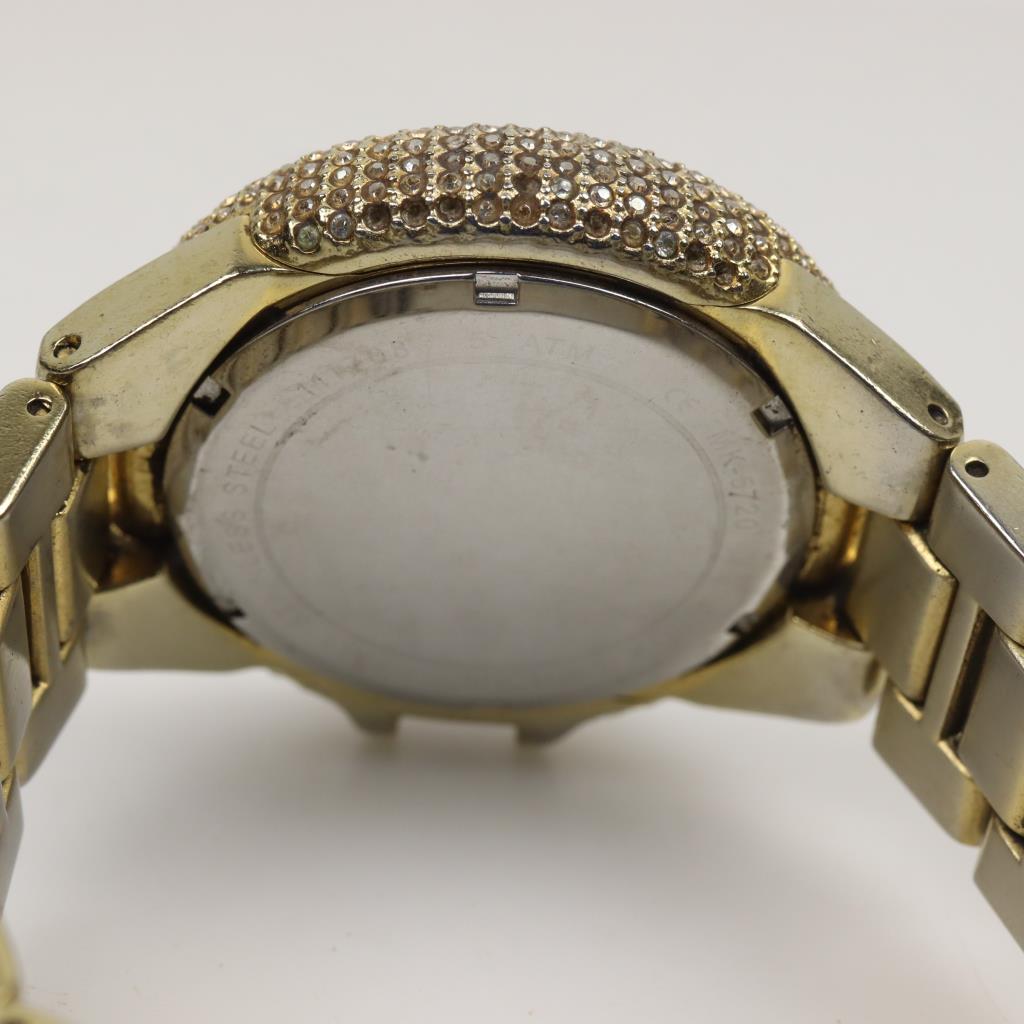 Michael Kors Oversized Camille Pave Gold-tone Watch | Property Room