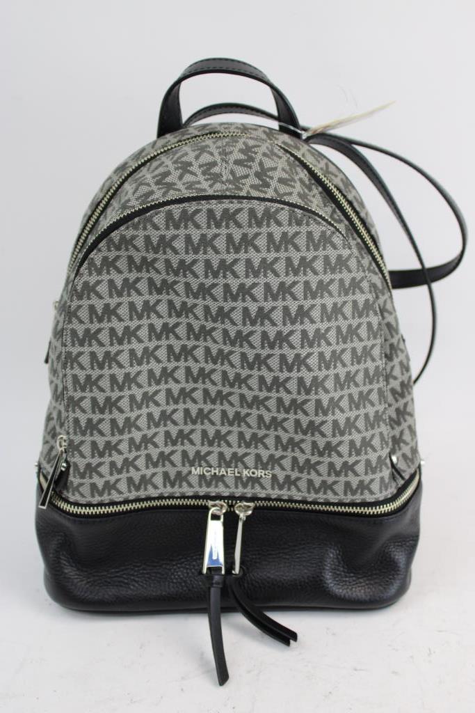 Michael Kors Rhea Zip Signature Mini Backpack | Property Room