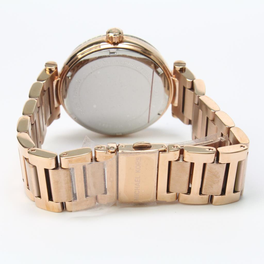 Michael Kors Skylar, Rose Gold Tone Crystal Watch With Box | Property Room