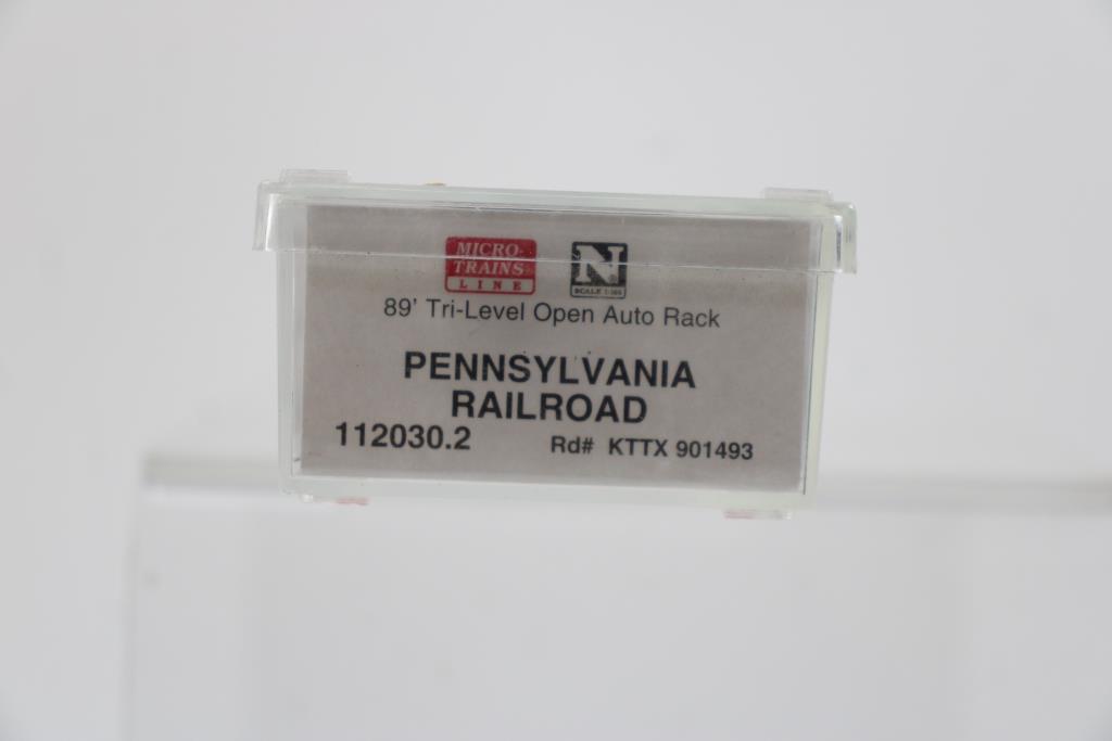 Mico-Trains Line 89' Tri-Level Open Auto Rack | Property Room