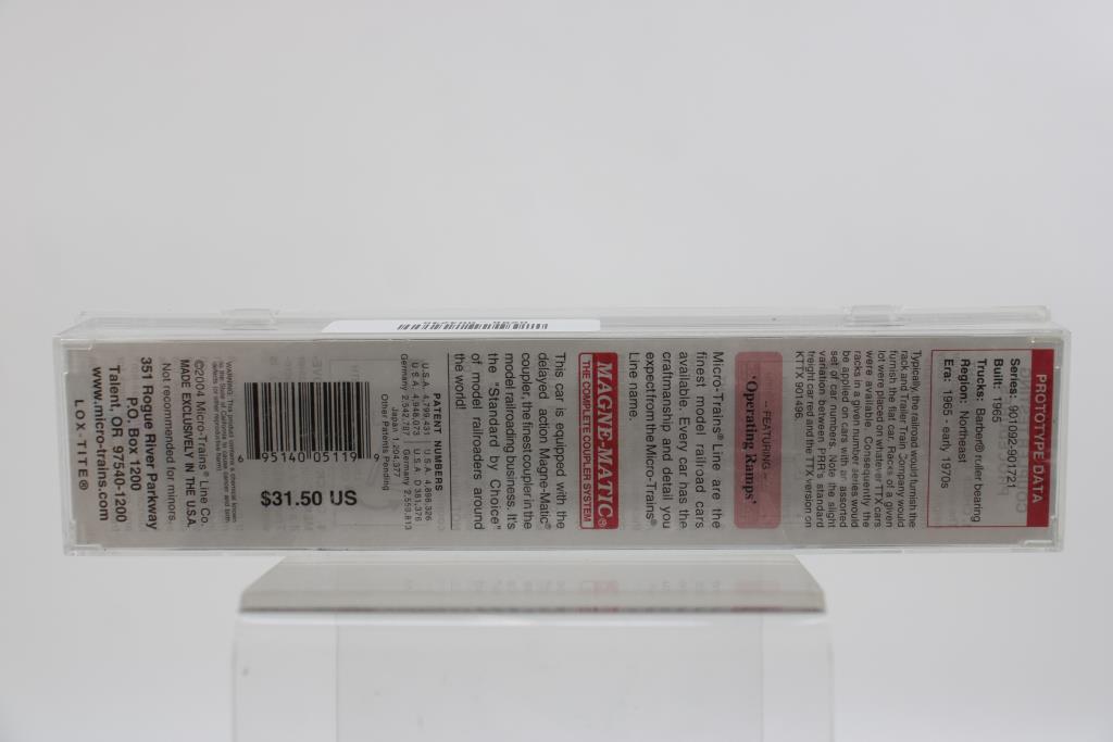 Mico-Trains Line 89' Tri-Level Open Auto Rack | Property Room