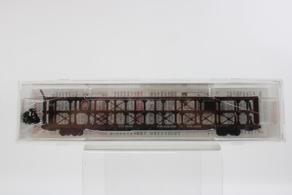 Mico-Trains Line 89' Tri-Level Open Auto Rack | Property Room