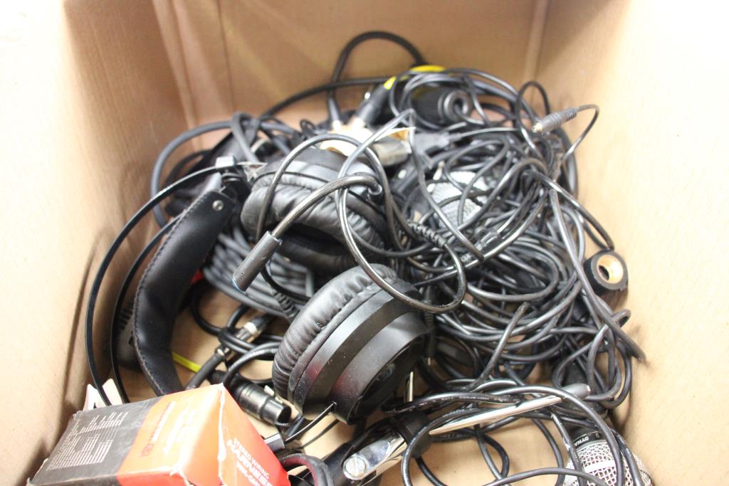 Microphones, ILive Headphones, And Other Misc Sound Equipment, 5 ...