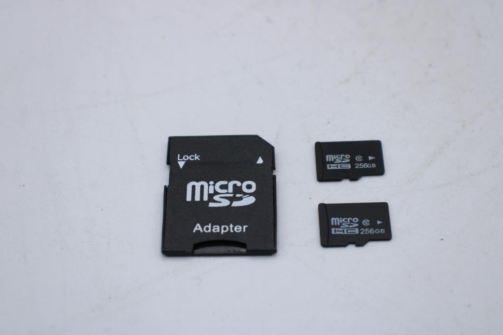MicroSD Memory Cards, 256GB, Lot Of 2 | Property Room