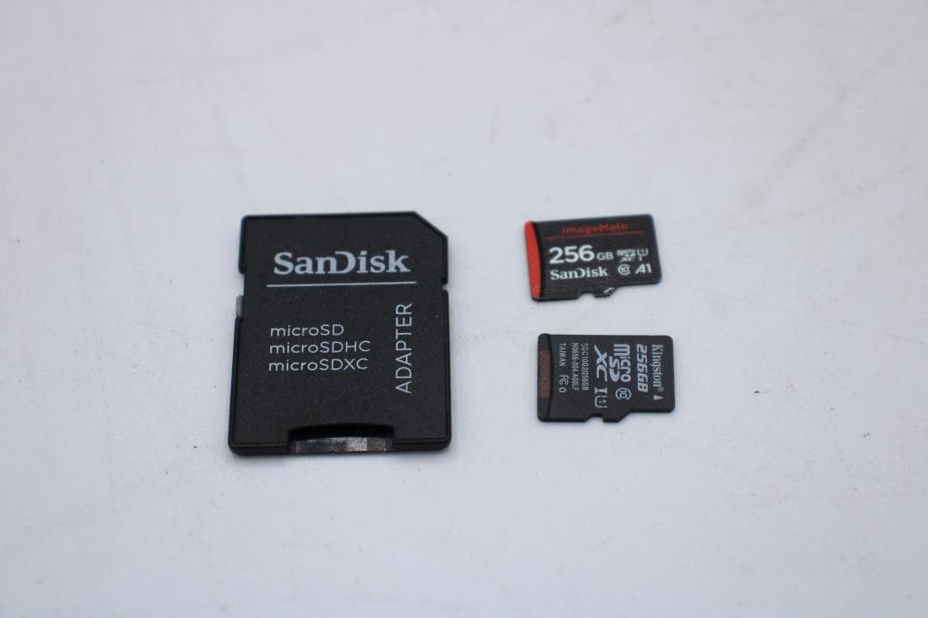 MicroSD Memory Cards, 256GB, Lot Of 2 | Property Room