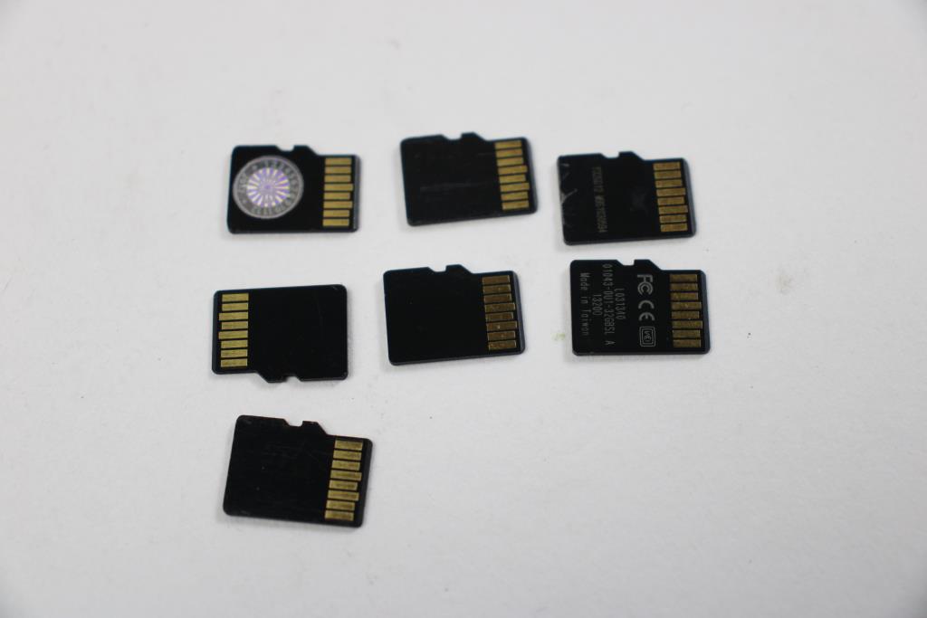 MicroSD Memory Cards, 32GB, Lot Of 7 | Property Room