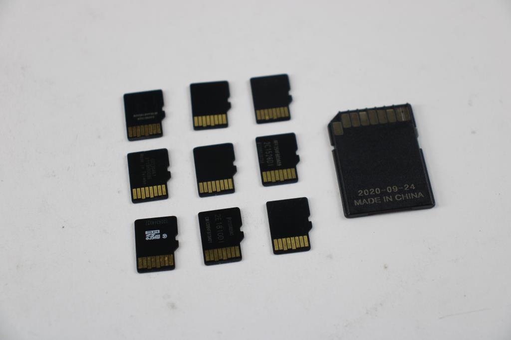 MicroSD Memory Cards, 8GB, Lot Of 10 | Property Room