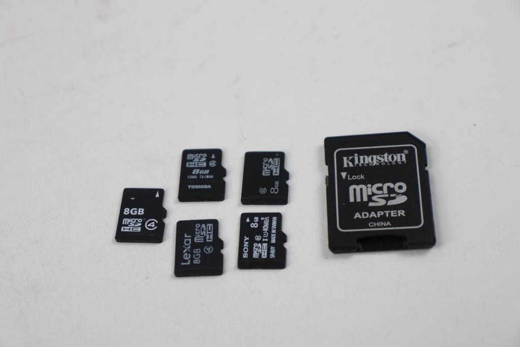 MicroSD Memory Cards, 8GB, Lot Of 10 | Property Room