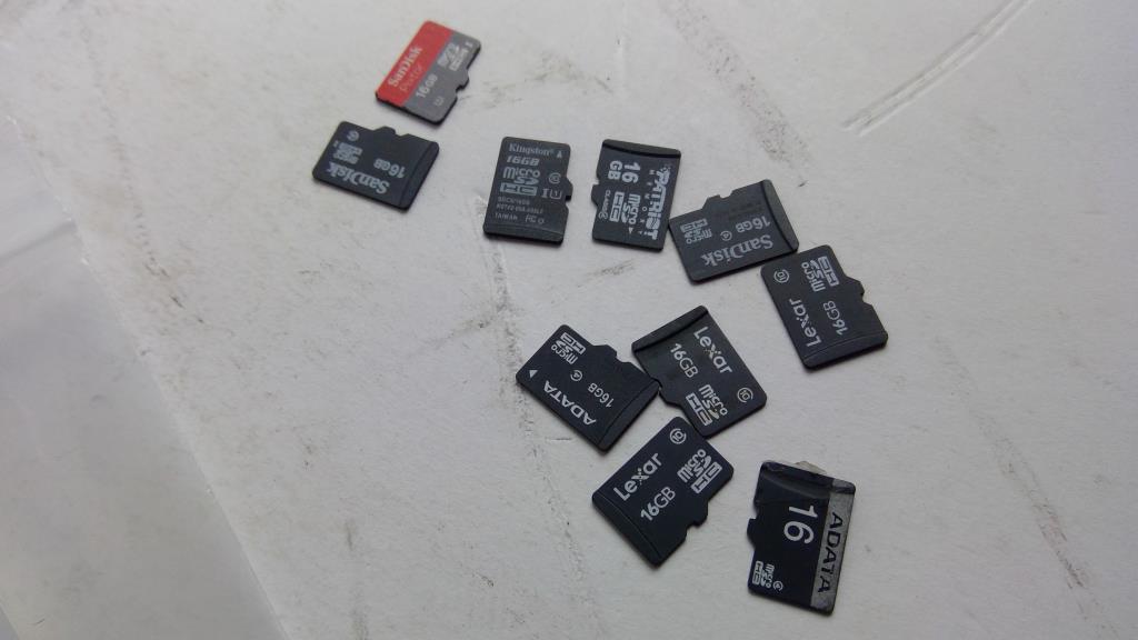 MicroSDHC Card Bulk Lot, 10 Pieces | Property Room