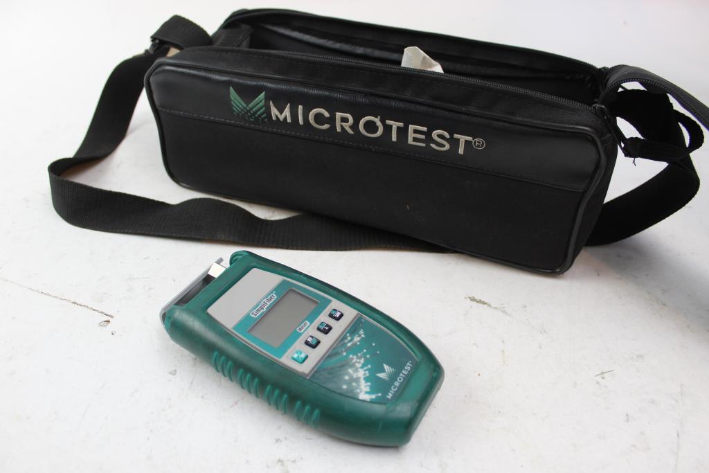 Microtest SimpliFiber Fiber Optic Meter | Property Room