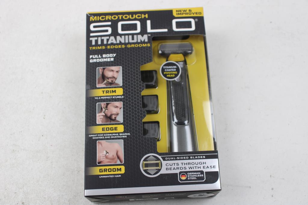 Microtouch Solo Titanium Electric Shaver | Property Room