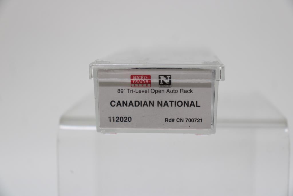 Micro-Train Line 89' Tri-Level Open Auto Rack | Property Room