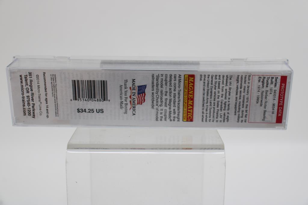 Micro-Trains Line 89' TOFC Flat Car With Stryker Load TTX Company ...