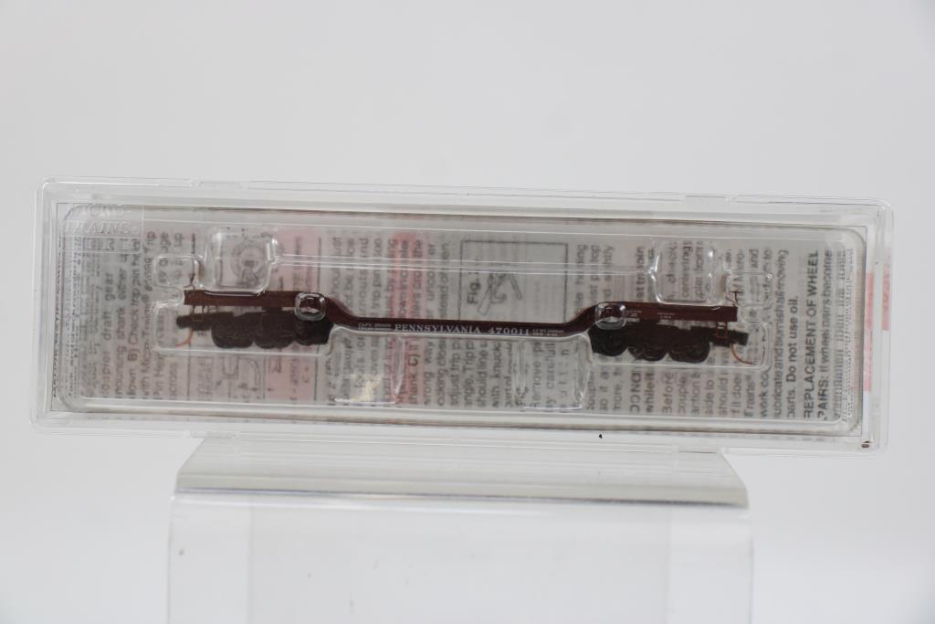 Micro-Trains Line Heavyweight Depressed Center Flat Car Pennsylvania Railroad | Property Room