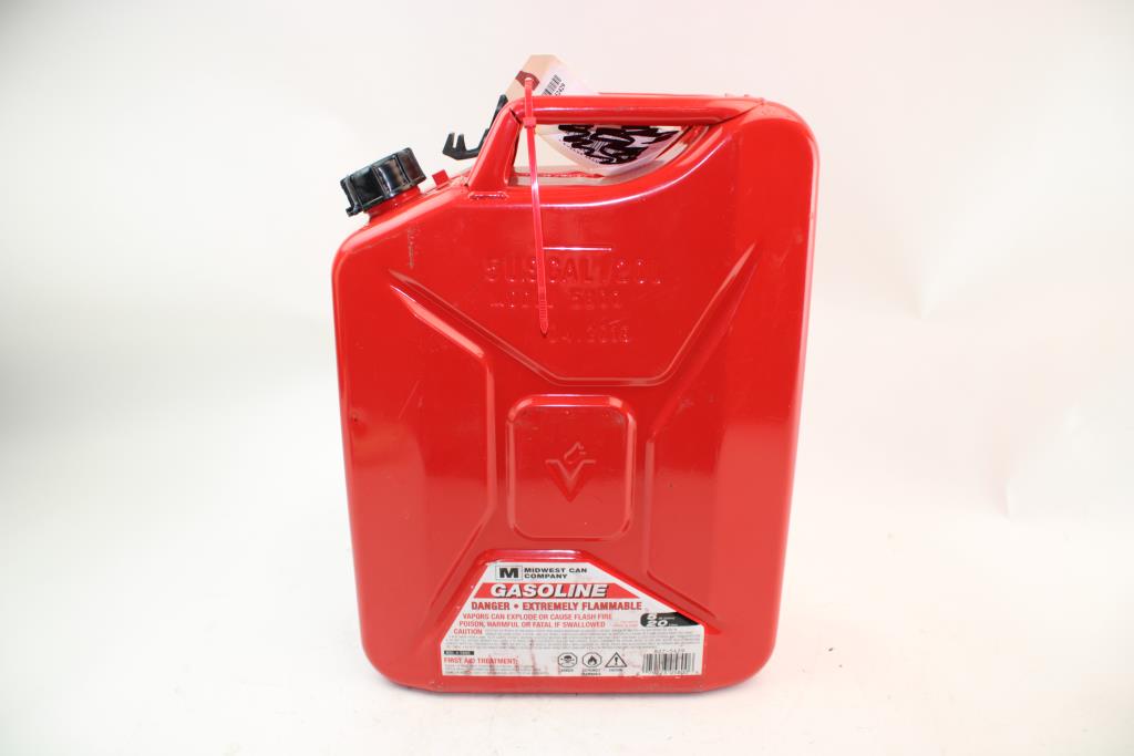Midwest Can Company 5 US Gallon / 20 Liter Gas Can | Property Room