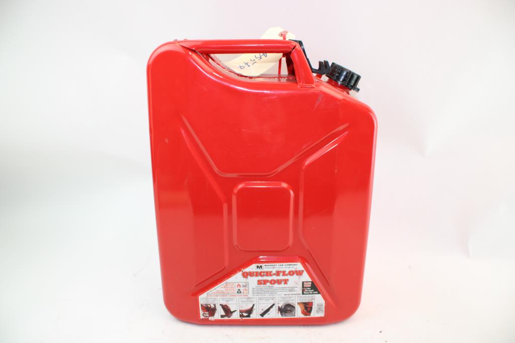 Midwest Can Company 5 US Gallon / 20 Liter Gas Can | Property Room