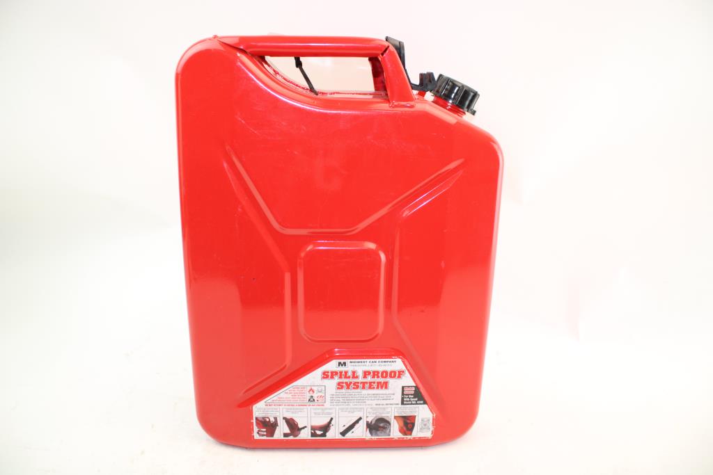 Midwest Can Company 5 US Gallon / 20 Liter Gas Can | Property Room