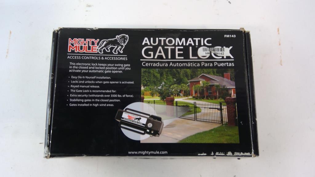 Double Sided Keyless Mighty Mule FM145 Keypad Gate Lock - Weatherproof ...